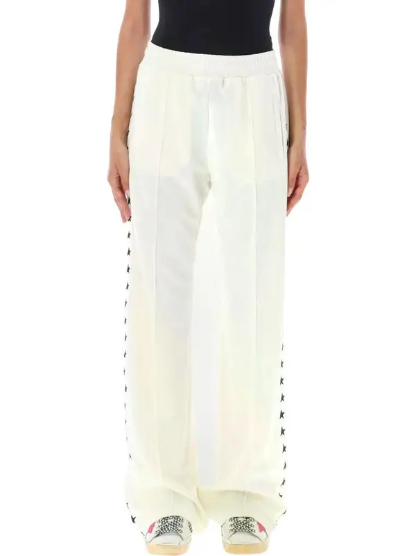 GOLDEN GOOSE Star-motif Track Pants - White