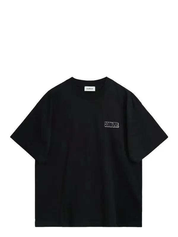 SOULLAND Kai T-shirt - Black