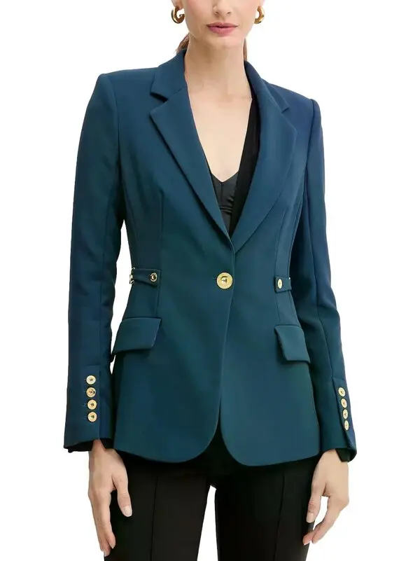 Elisabetta Franchi Button-embellished Blazer - Blue