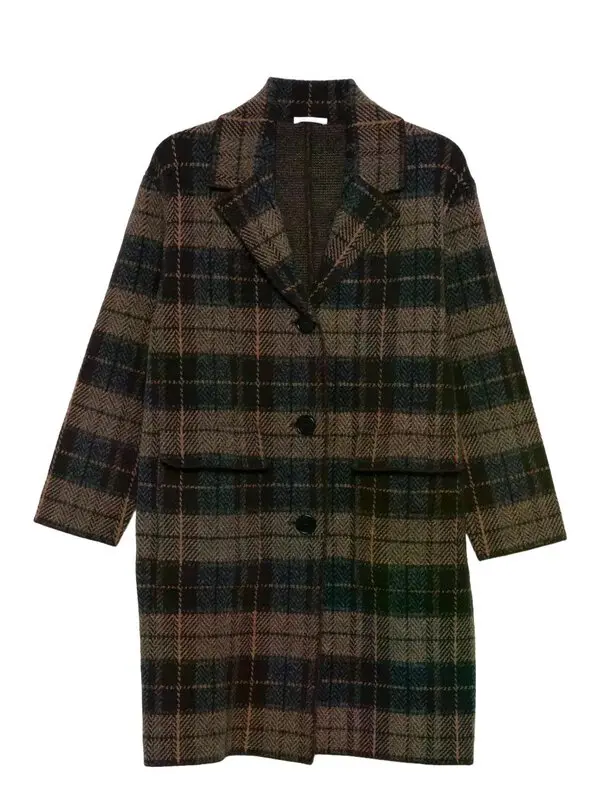 LEBOR GABALA Plaid Jacket - Brown