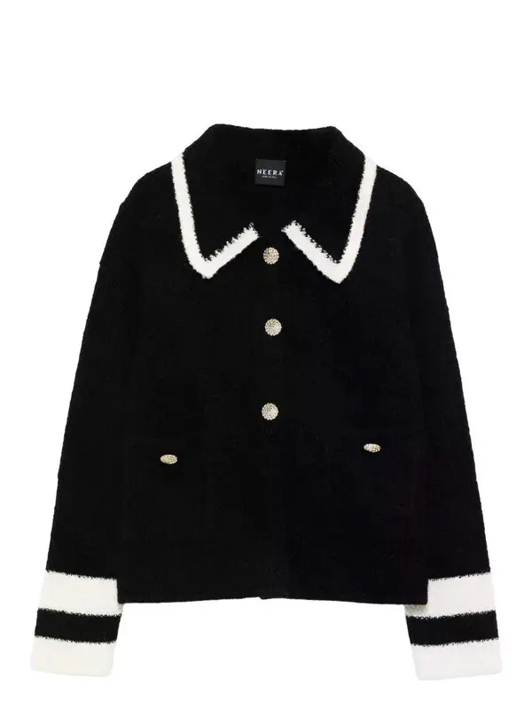 NEERA Tweed Jacket - Black