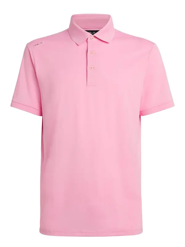 Rlx Ralph Lauren Airflow Polo Shirt - Pink