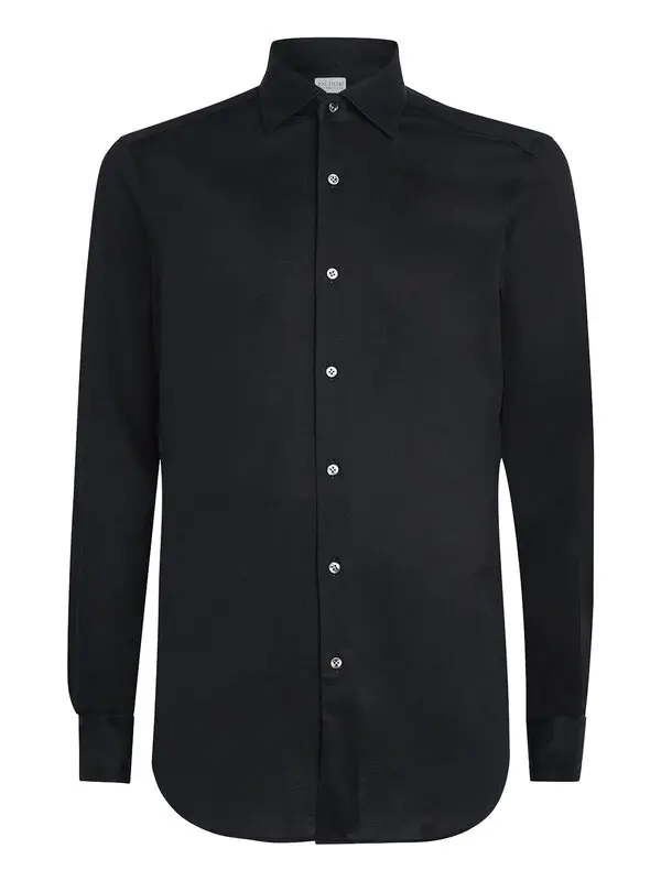 Pal Zileri Cotton Effortless Shirt - Black