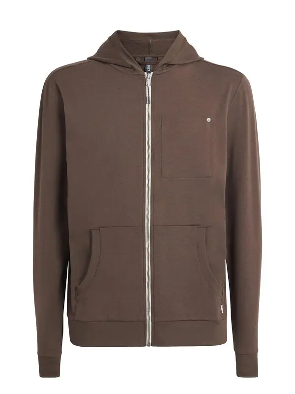Vuori Coronado Zip-up Hoodie - Brown