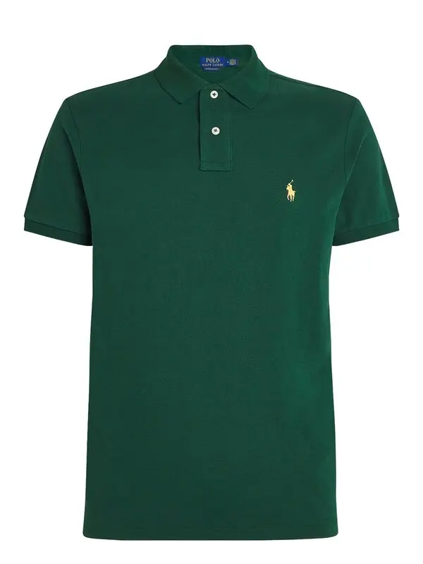 Polo Ralph Lauren Cotton Mesh Custom-fit Polo Shirt - Green