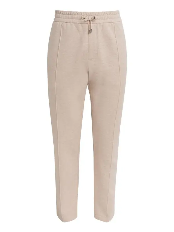 Ralph Lauren Purple Label Cotton-cashmere Sweatpants - Beige