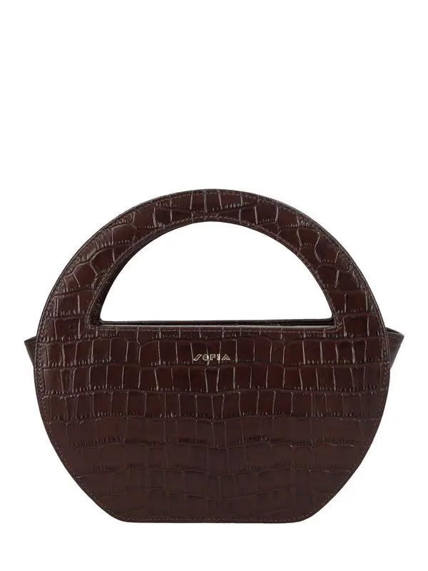 SOFIA Mini "edda" Handbag - Brown