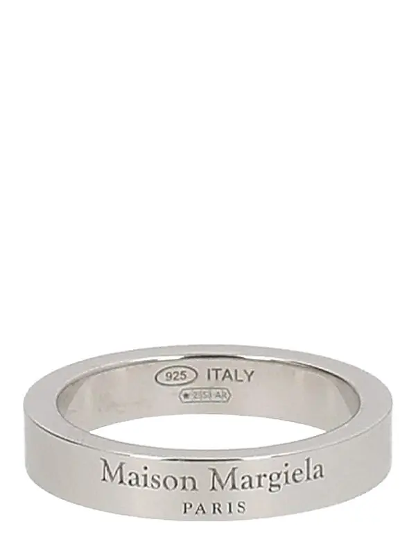 MAISON MARGIELA Logo Ring - Grey
