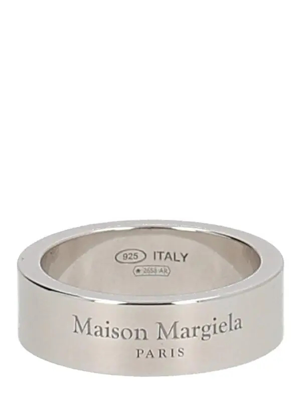 MAISON MARGIELA Logo Ring - Grey