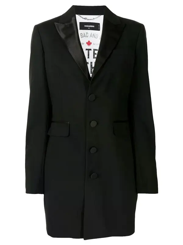 Dsquared2 Suit Jacket Mini Dress - Black