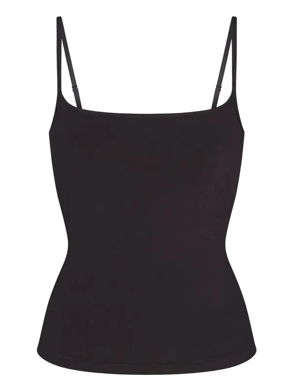 SKIMS Scoop Neck Cami Top - Soot