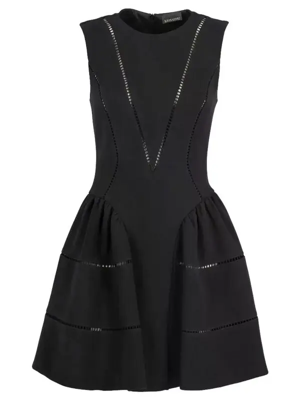 Ermanno Scervino Sleeveless Mini Dress - Black