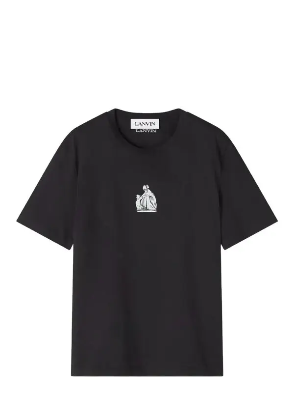 LANVIN Mother And Child T-shirt - Black