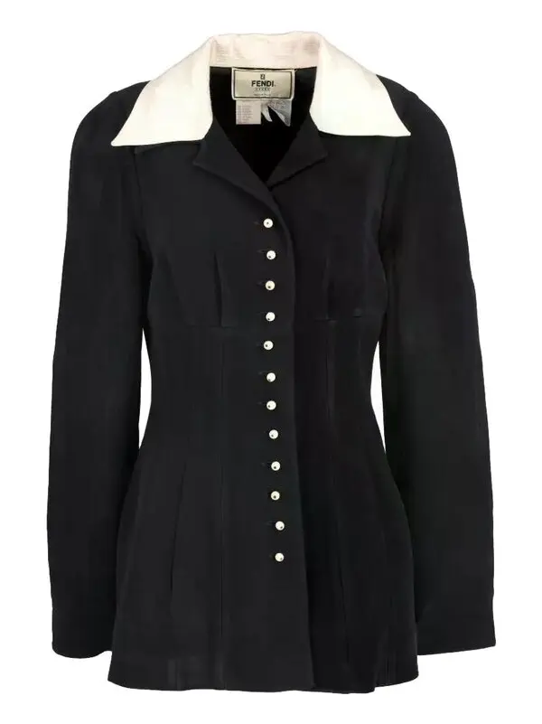 Fendi Button Shirt - Black
