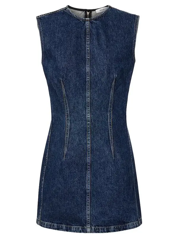 AGOLDE Barton Denim Minidress - Blue
