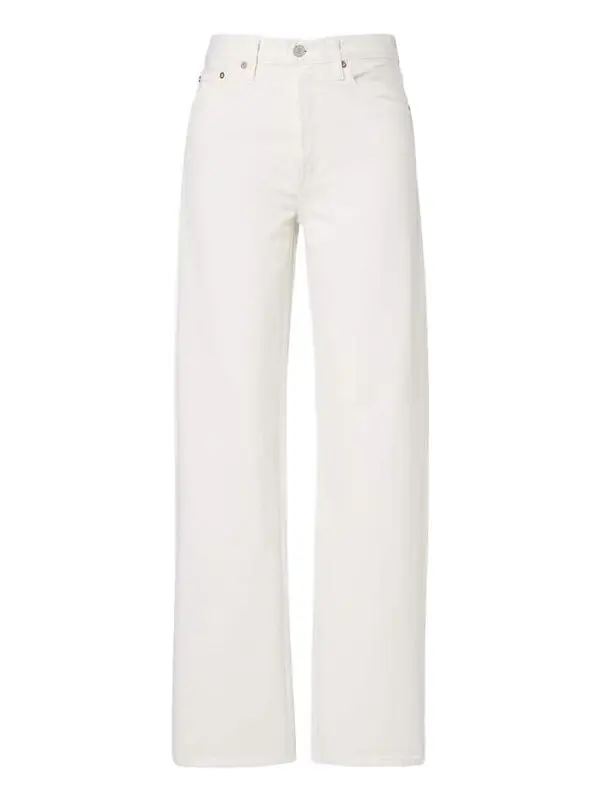 AGOLDE Arc Wide-leg Jeans - White