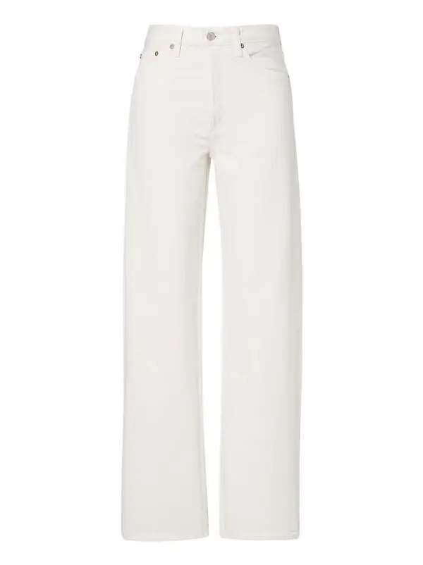 AGOLDE Arc Wide-leg Jeans - White