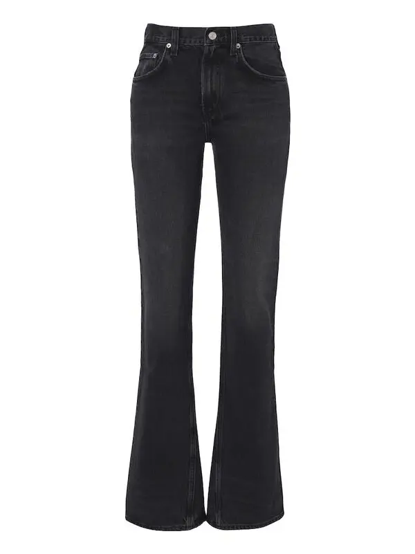 AGOLDE Kick Boot Bootcut Jeans - Black