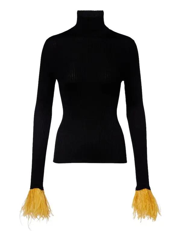 La DoubleJ Cashmere And Silk Turtleneck Sweater - Black