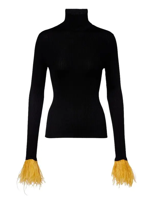 La DoubleJ Cashmere And Silk Turtleneck Sweater - Black
