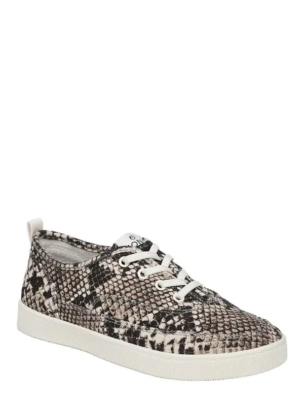 Vionic Low-profile Sneaker - Ivory/black Multi