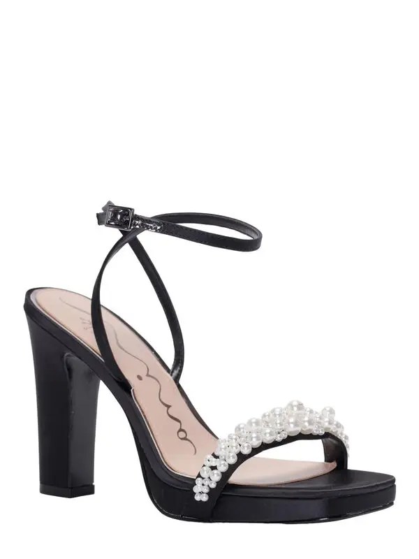 Nina Evette Platform Sandal - Black Ls S