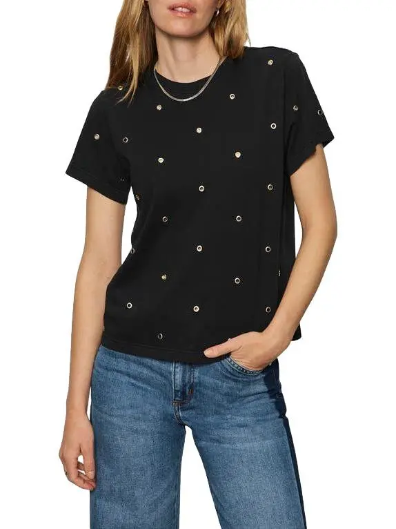 Sanctuary Organic Cotton T-shirt - Faded Black