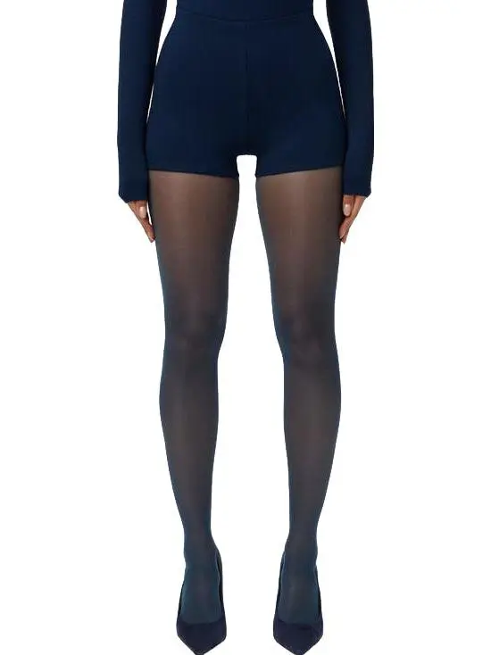 Naked Wardrobe Sculpting Hot Shorts - Navy Blue