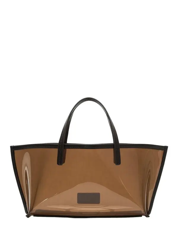 Staud Christos Mini Tote Bag - Brown