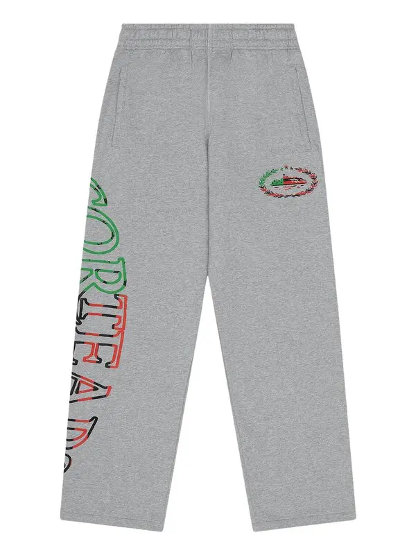 DENIM TEARS X Cortiez Open Hem Sweatpants - Grey