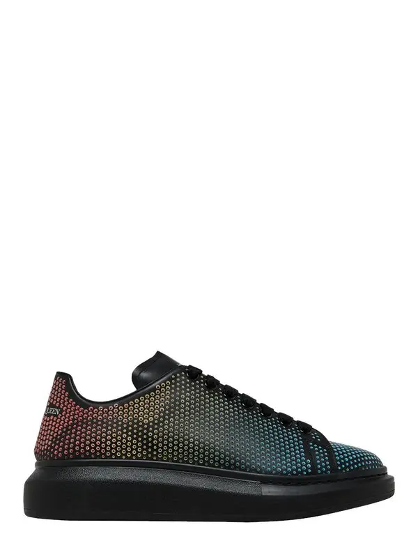 Alexander McQueen Oversized Perforated Sneaker - Black