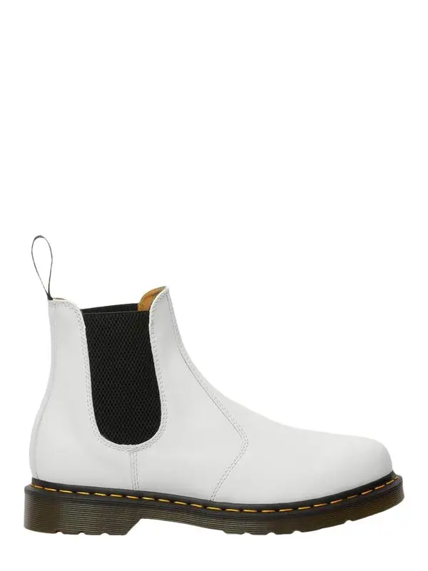 Dr. Martens 2976 'yellow Stitch' Chelsea Boots - White