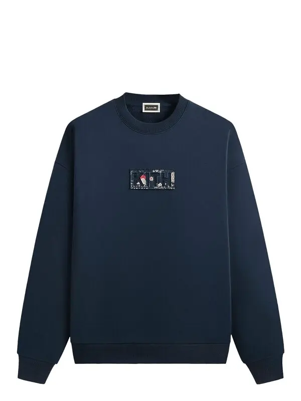 Kith For Columbia Patchwork Vintage Nelson Crewneck - Blue
