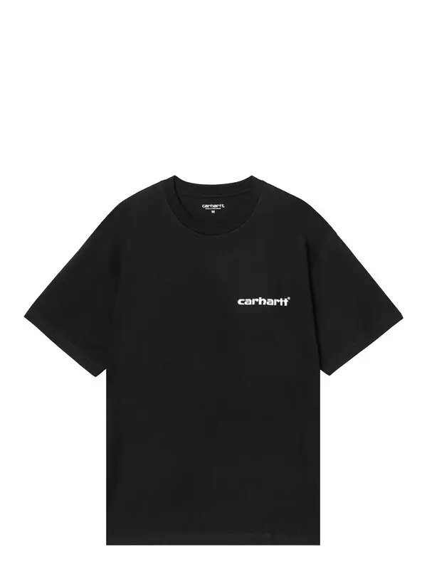 Carhartt Work In Progress Short-sleeve Caps T-shirt - Black