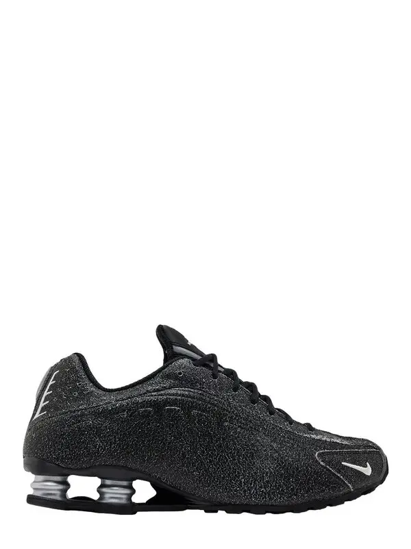 Nike Shox R4 Distressed Leather - Black