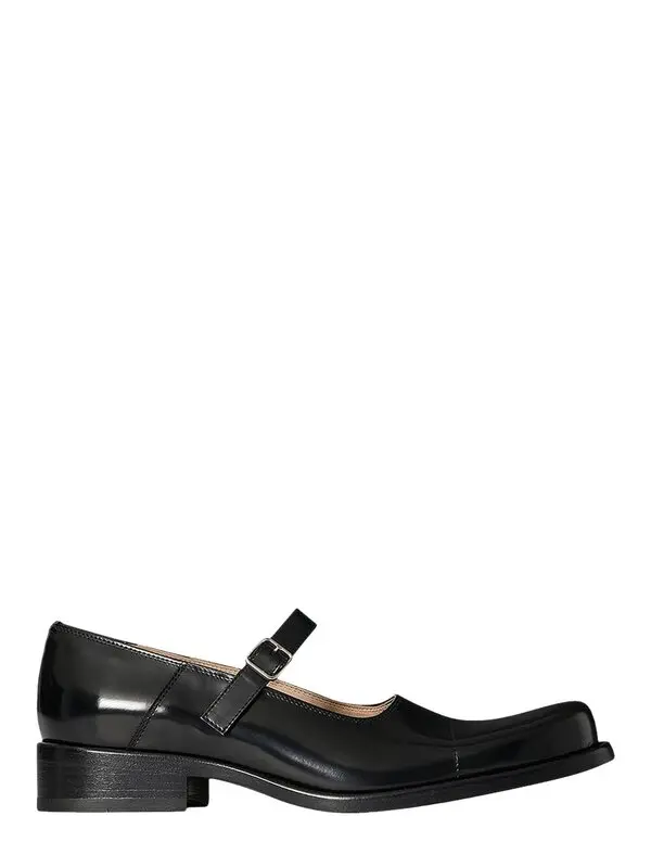 THE ROW Kai Mary Jane Flat - Black