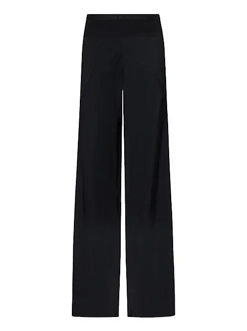 Rick Owens Bias Straight-leg Woven Trousers - Black