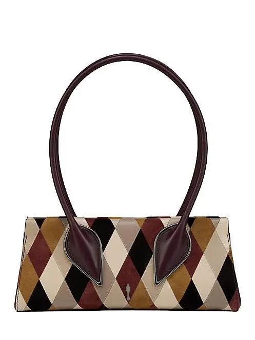 CHRISTIAN LOUBOUTIN Venus Baguette Leather Shoulder Bag - Multi/amara