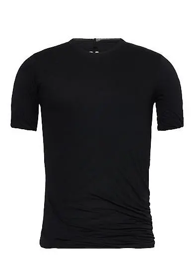 Rick Owens Double Short-sleeve Cotton T-shirt - Black