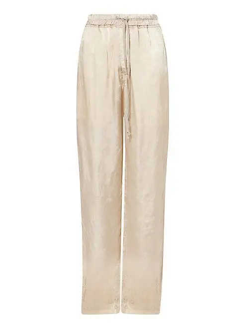 Rick Owens Dietrich Drawstring Woven Trousers - Sand