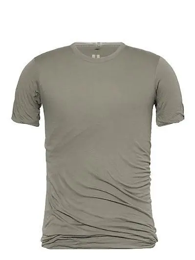 Rick Owens Double-layer Short-sleeve Cotton T-shirt - Euca