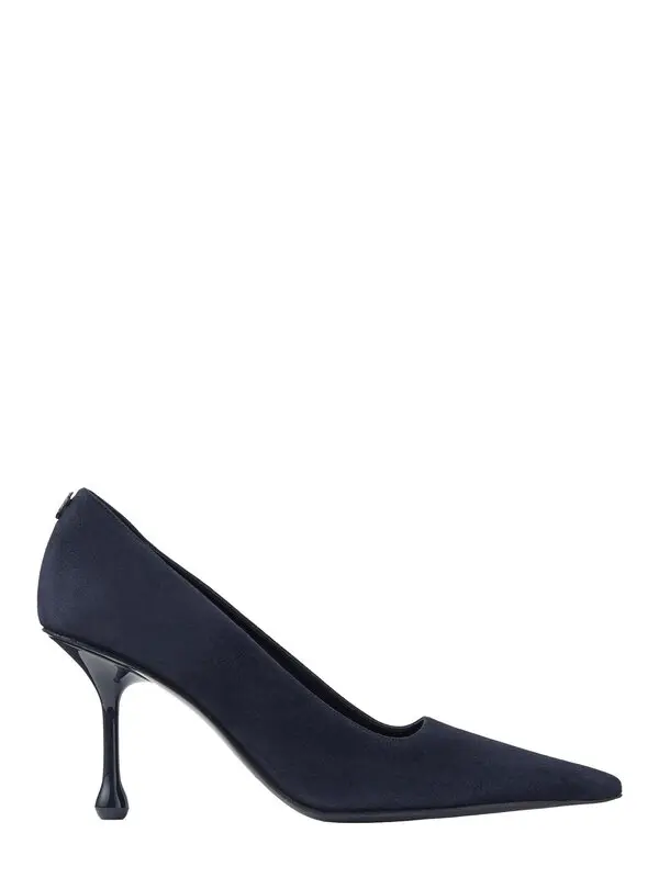JIMMY CHOO Ixia 80 Suede Pumps - Marine