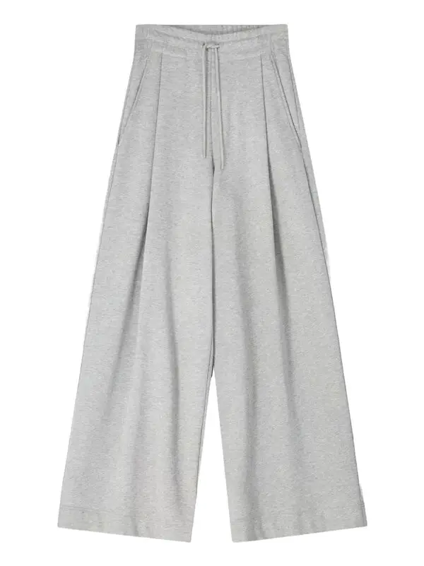 Dries Van Noten Loose Wide Leg Trousers - Grey