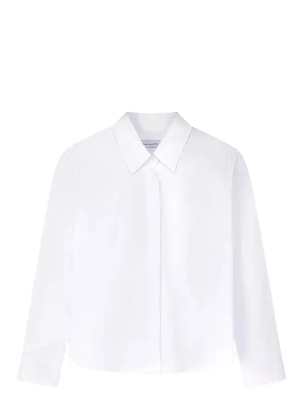 Dries Van Noten Long-sleeve Button-down Shirt - White