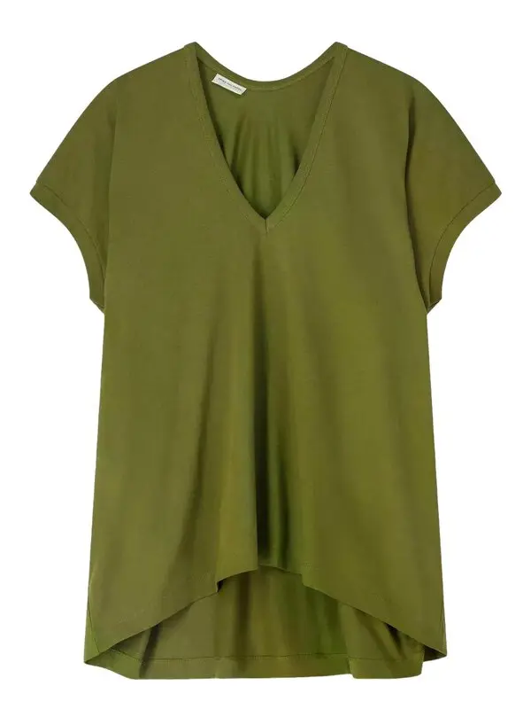 Dries Van Noten V-neck T-shirt - Green