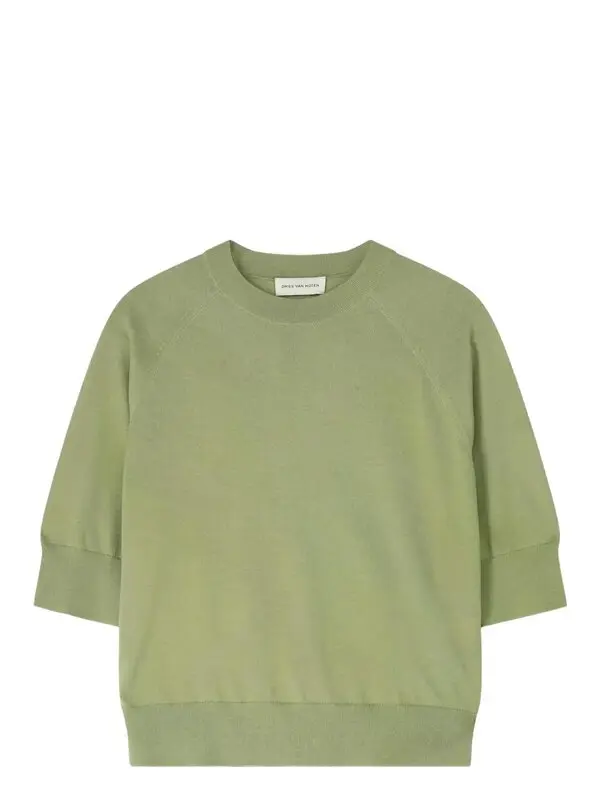 Dries Van Noten Merino Wool Sweater - Green
