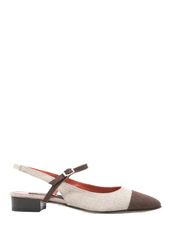 CAREL Oceano Slingback Ballerinas - Brown