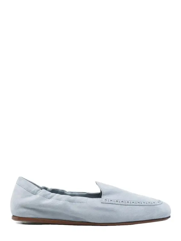 Church's Rika Suede Leather Loafers - Sky Blue