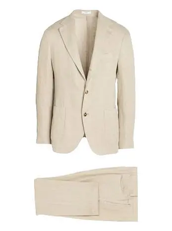 Boglioli Suit Size Linen - Beige