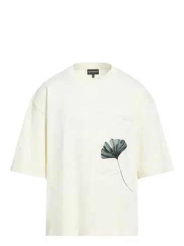 Emporio Armani T-shirt Ivory Size Cotton - White